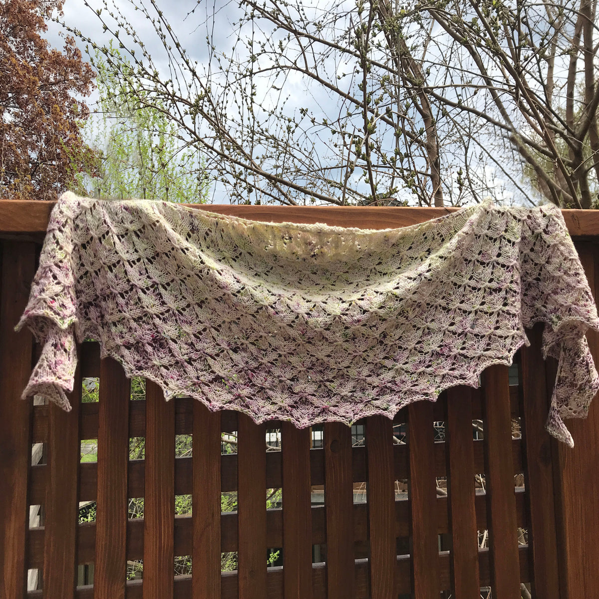 Maple Leaf Wrap Pattern – Knit Me