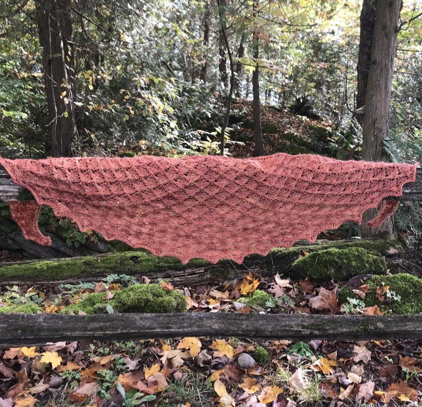 Maple Leaf Wrap – Knit Me